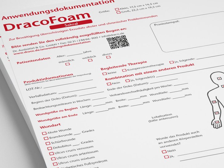 NEU: DracoFoam sakral zur Versorgung eines Sakraldekubitus